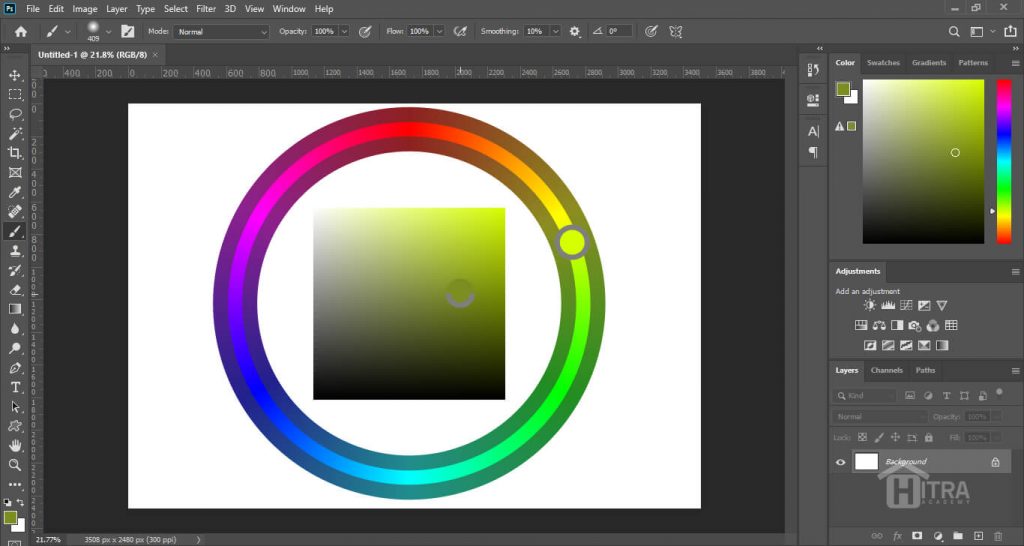 HUD Color Picker در فتوشاپ سی سی 2020 و معرفی ویژگی های و تنظیمات آن