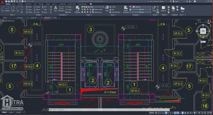 آموزش اتوکد 2021 - دوره جامع از مقدماتی تا پیشرفته - آکادمی هیترا
